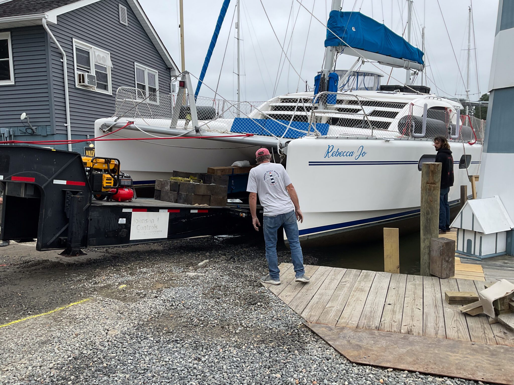 Yankee Point Now Hauling Catamarans