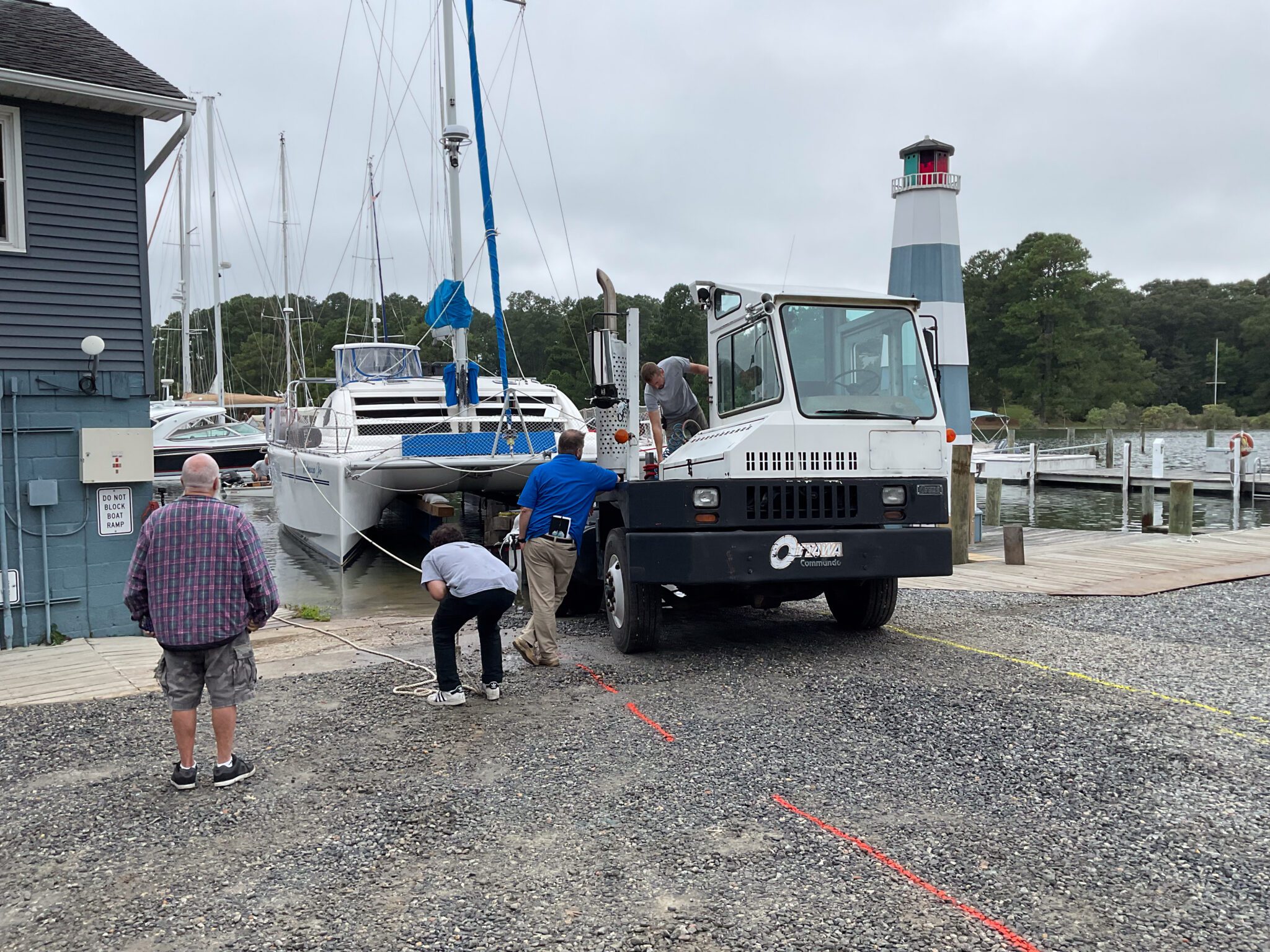 Yankee Point Now Hauling Catamarans
